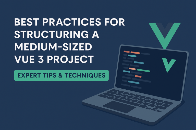 Vue 3 Project Structure Guide for Medium-Sized Applications (2025)